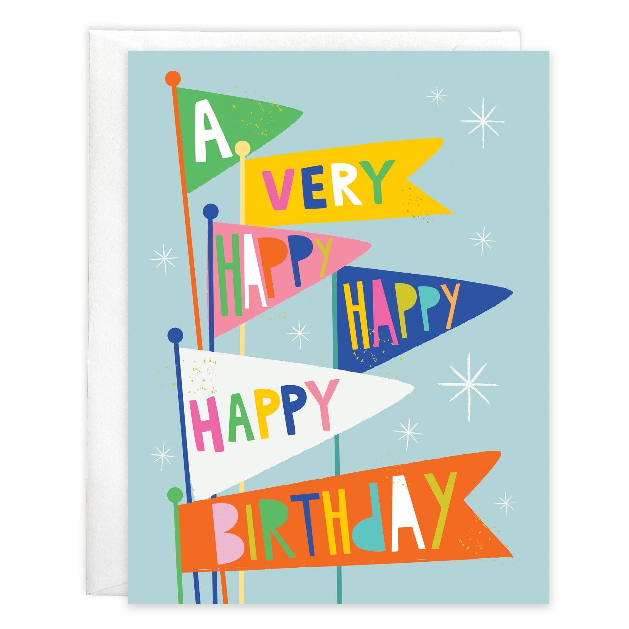 Birthday card - Birthday Flags – Gina B Designs