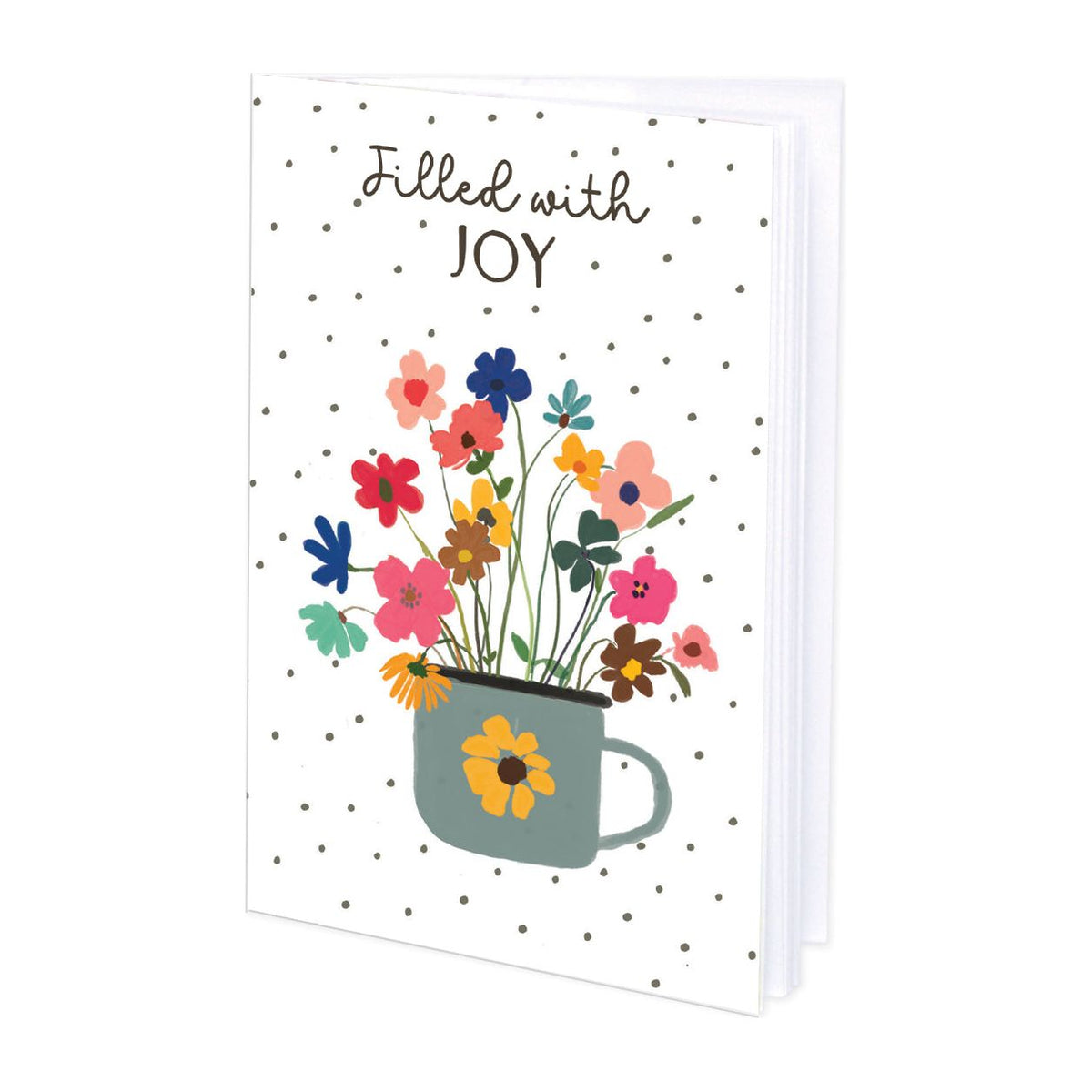 Mini Journal - Cup of Flowers – Gina B Designs