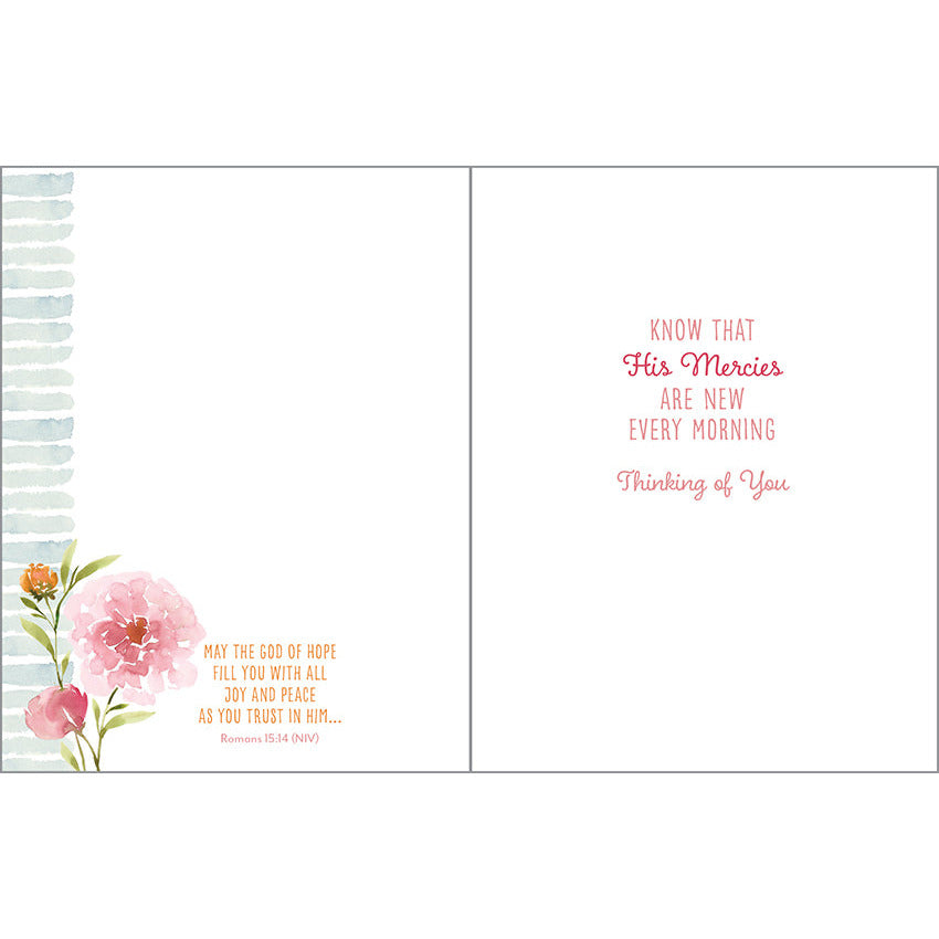 {with scripture} Thinking of You card - Hope Vase – Gina B Designs