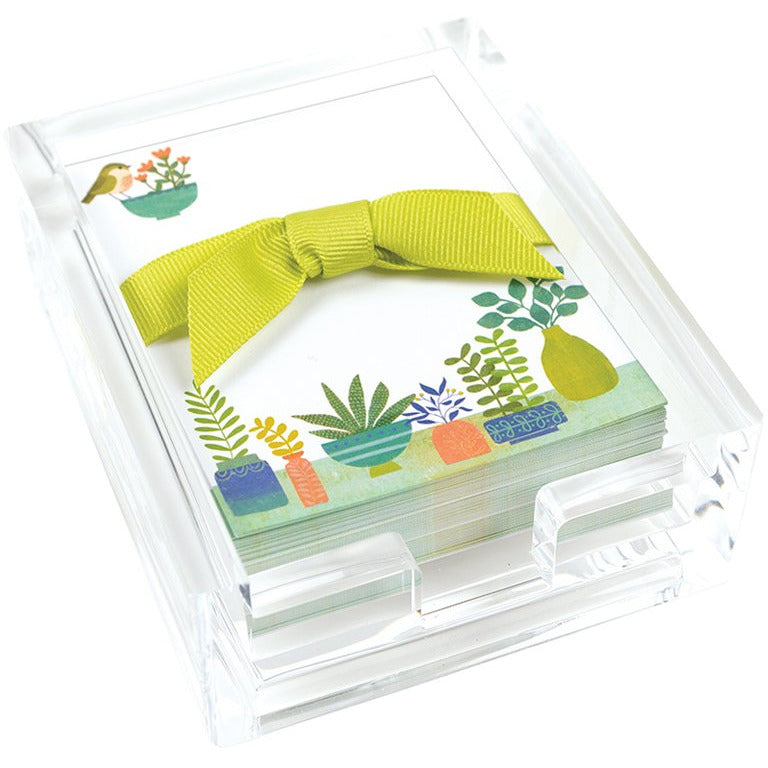 Desk Note Set - Pots and Flowers – Gina B Designs